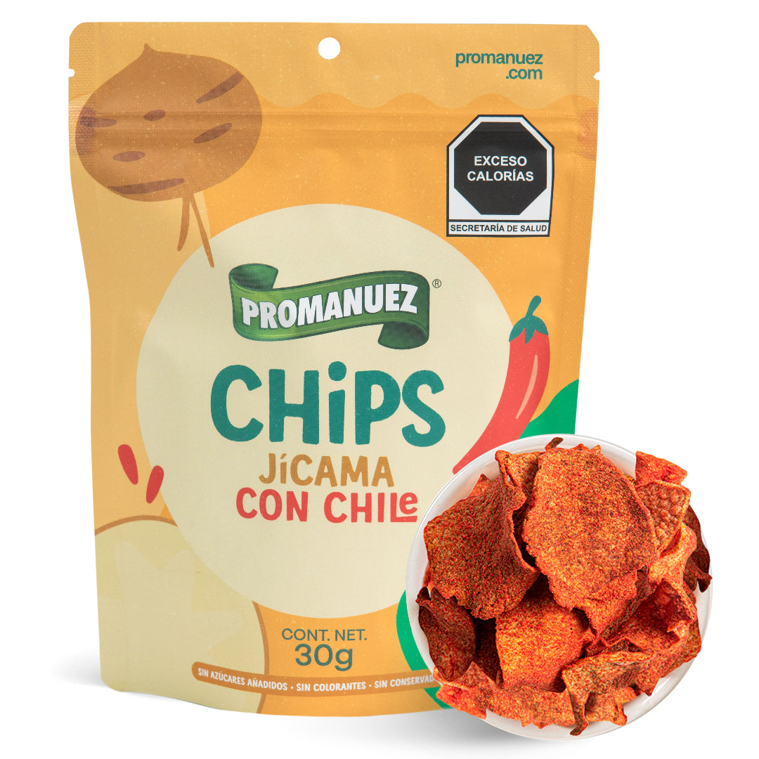 Chips Jícama con Chile – Promanuez