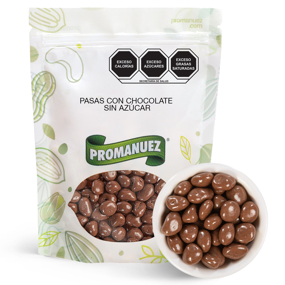 Pasas con Chocolate sin Azúcar – Promanuez
